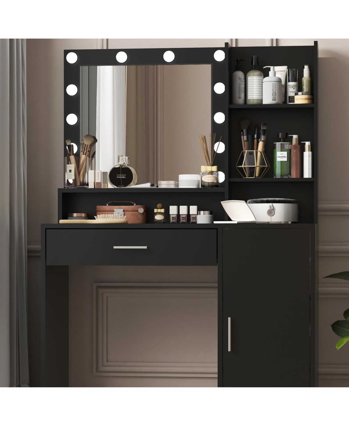 Click here for Streamdale Furniture Vanity Desk with Mirror & Lig... prices