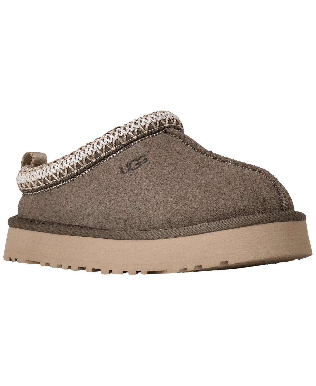 Click here for Ugg Kids Tazz Round Toe Slippers - Light Brown prices
