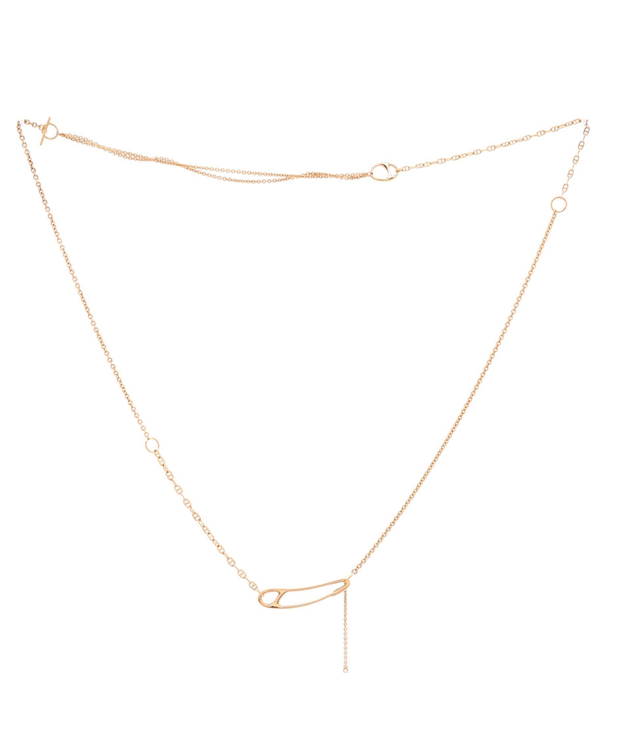 Click here for Pre-Owned HERMES Chaine dAncre Punk Lariat Long Ne... prices