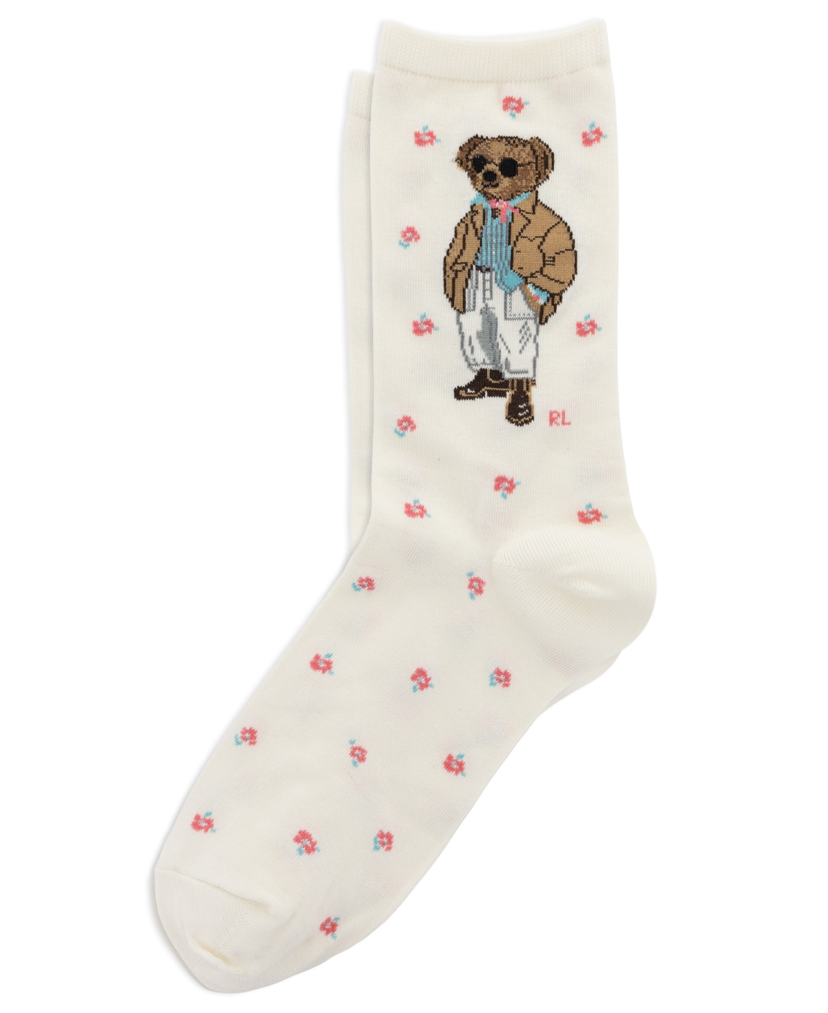 Click here for Polo Ralph Lauren Womens Pre-Spring Bear Socks - I... prices
