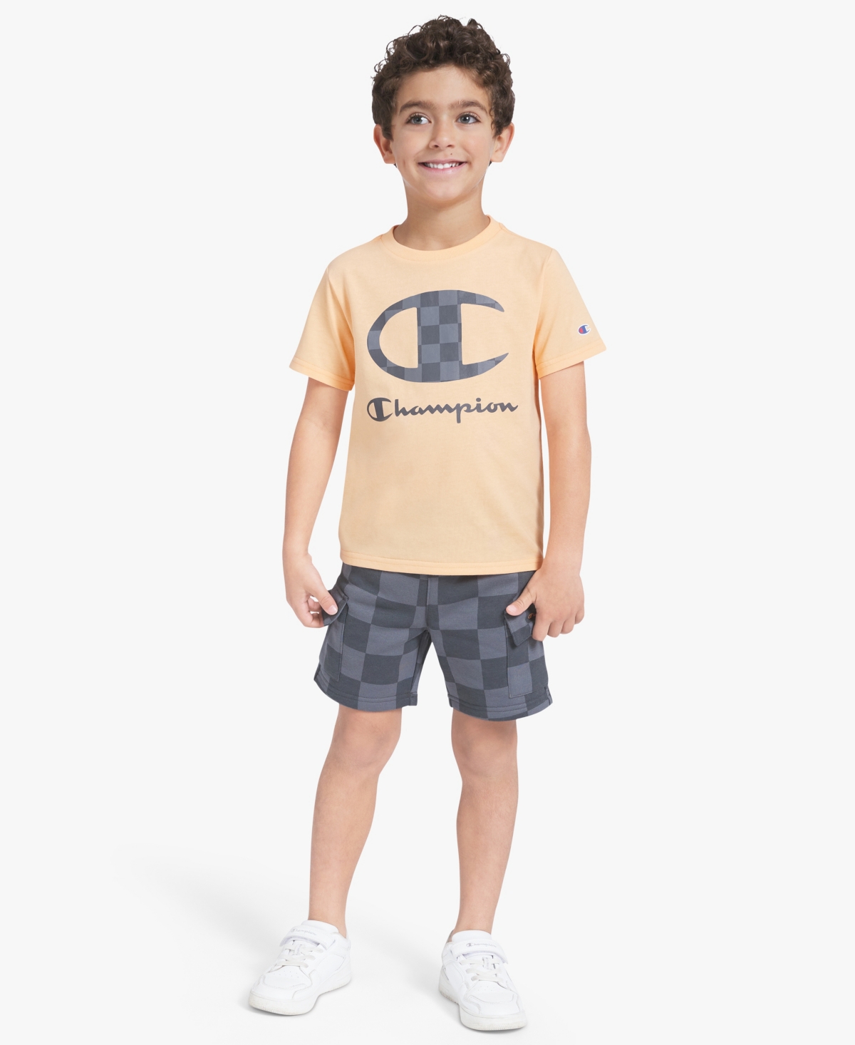 Click here for Champion Boys 4-7 Crewneck T-Shirt and Cargo Short... prices