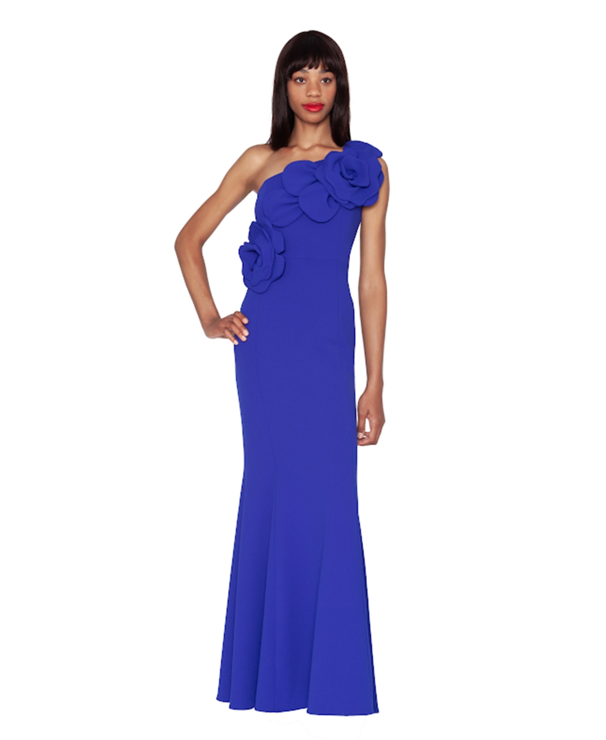 Click here for White Tie by Shani Womens One-Shoulder Floral Deta... prices