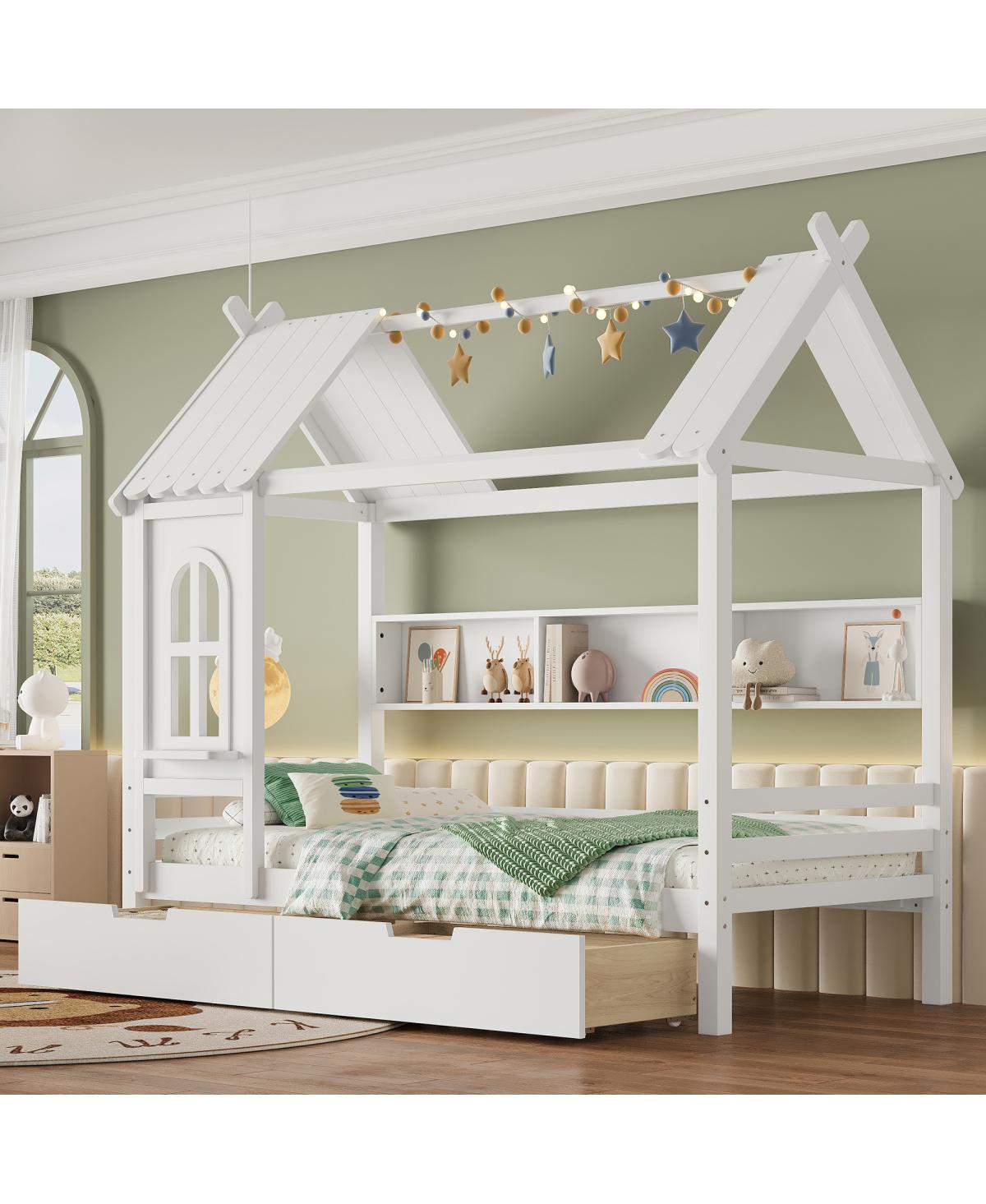 Click here for Streamdale Furniture Streamdale Twin House Bed wit... prices