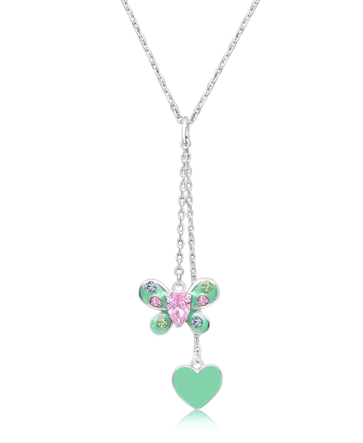 Click here for Chanteur Girls /Girl/Butterfly Green Heart Crystal... prices
