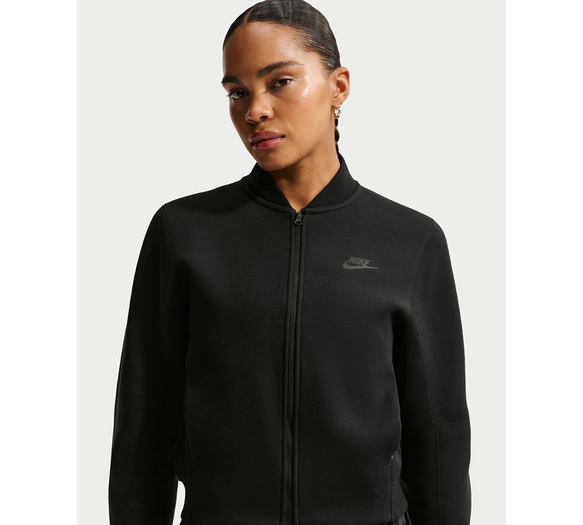 Click here for Nike Womens Sportswear Front-Zip Tech Fleece Jacke... prices