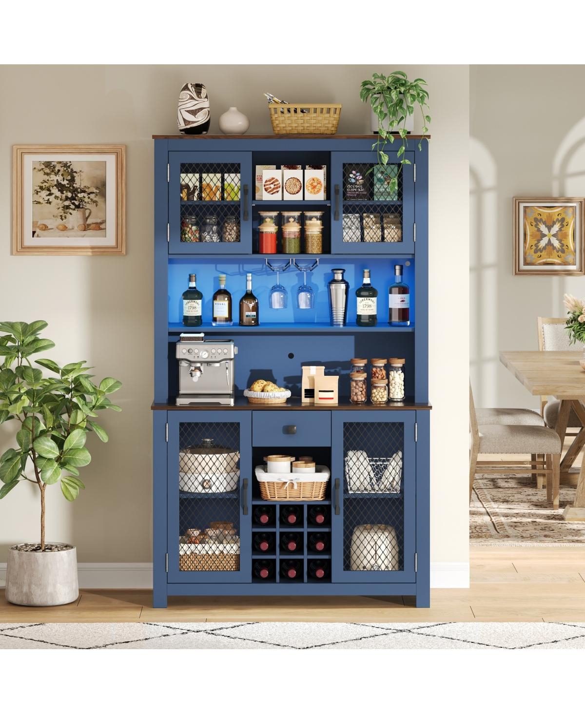 Click here for Streamdale Furniture 70.9" Navy Blue Kitchen... prices