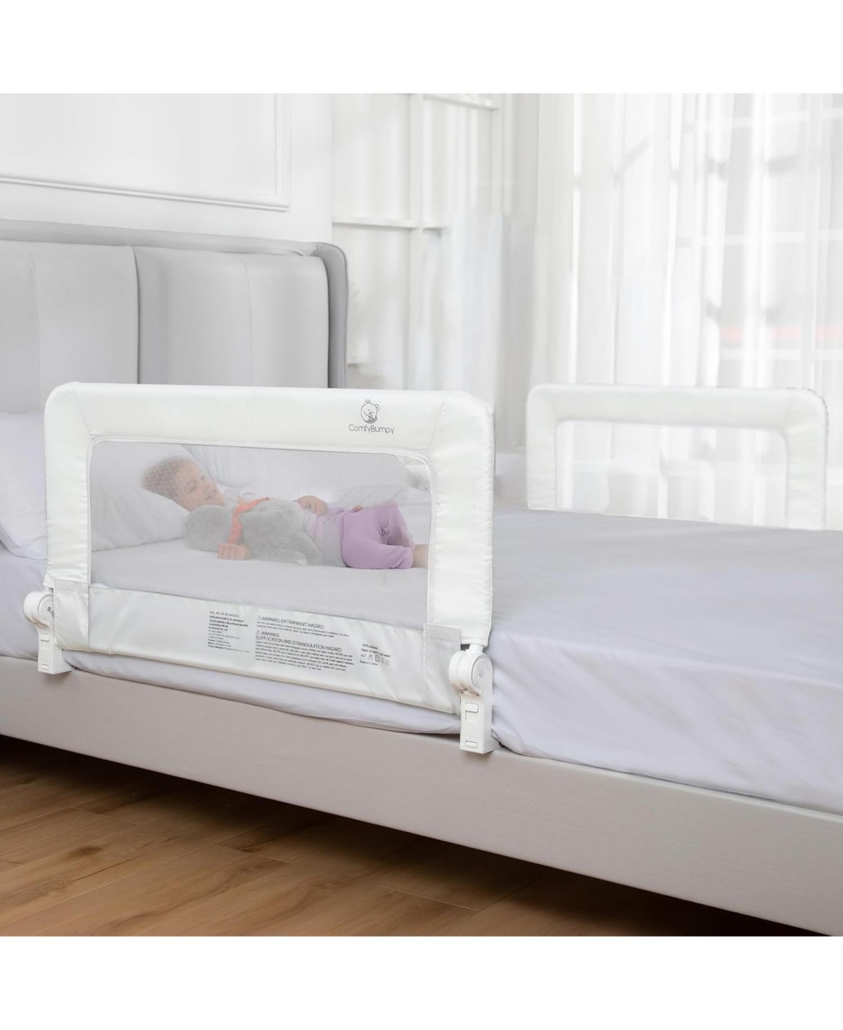 Click here for ComfyBumpy Toddler Bed Rail - White prices