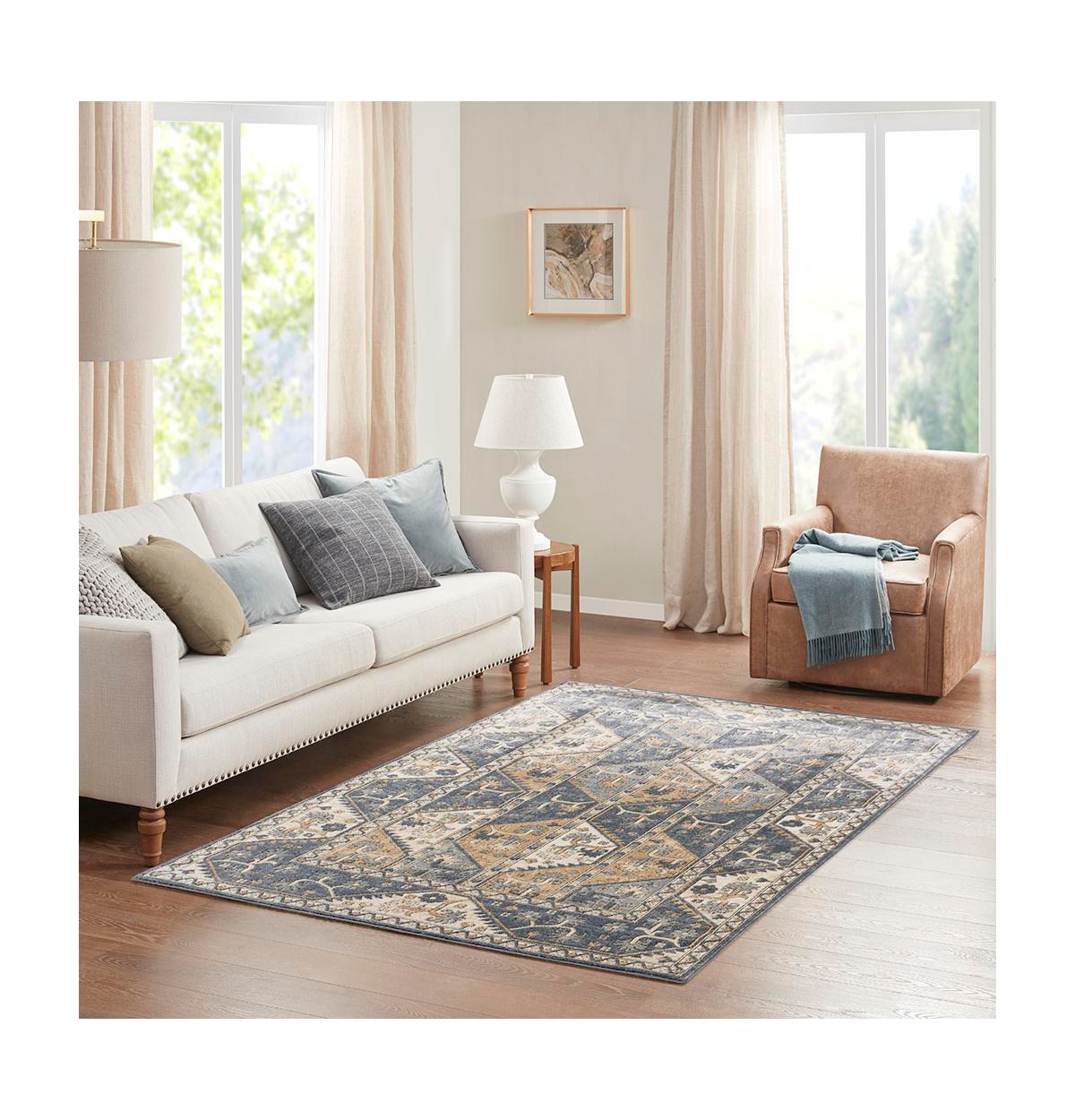 Click here for Busdays Tiled Border Area Rug 711"W x 10L - B... prices