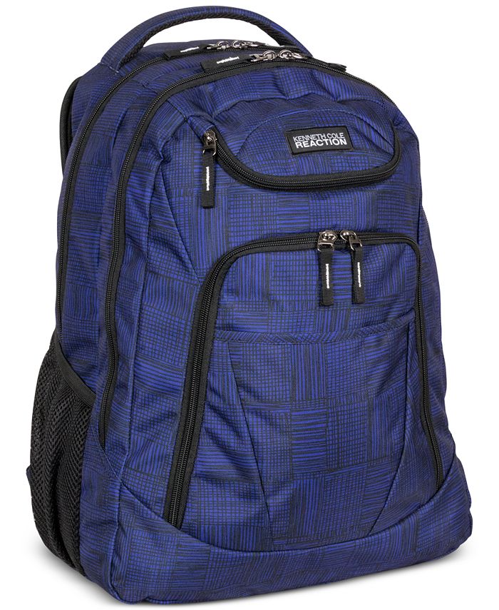 Kenneth Cole Reaction Tribute Backpack in Griddle Blue - Macy's
