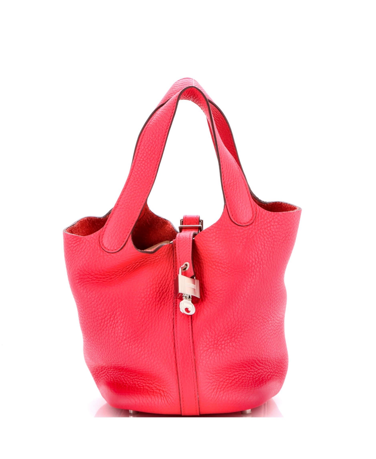 Click here for Pre-Owned HERMES Pm Picotin Lock Bag Clemence - Pi... prices