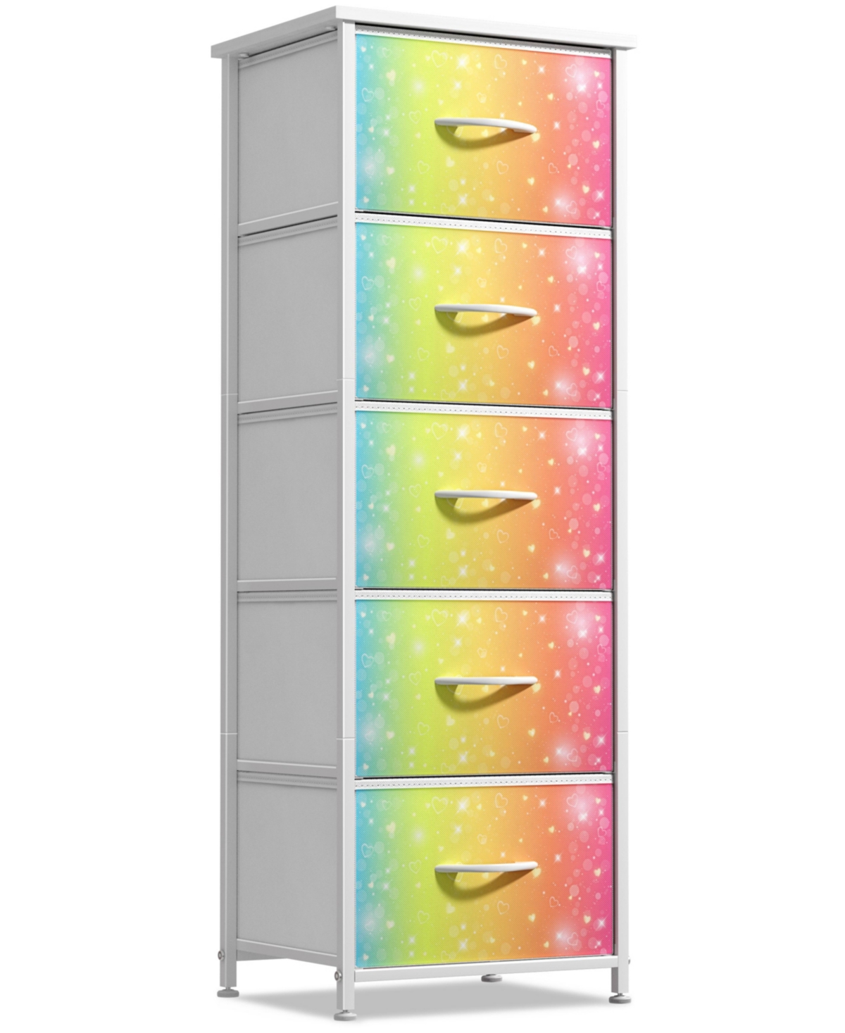 Click here for Sorbus Narrow 5 Drawers Nightstand with Steel Fram... prices