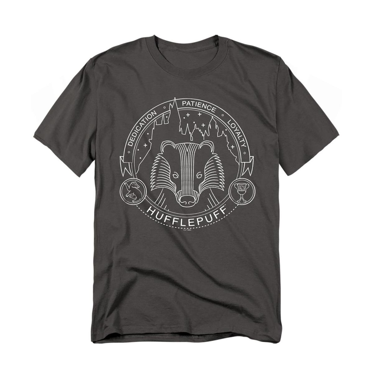 Click here for Harry Potter Mens Hufflepuff Line Art Badge T Shir... prices