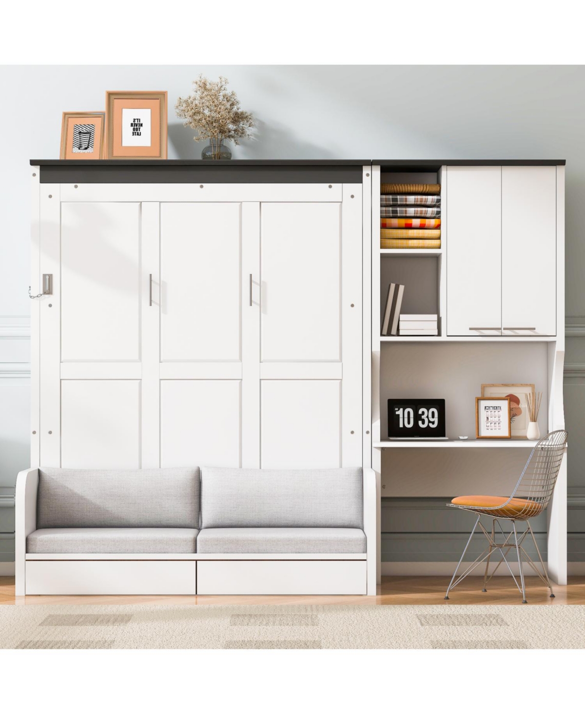 Click here for Streamdale Furniture Murphy Bed Sofa Desk Storage... prices