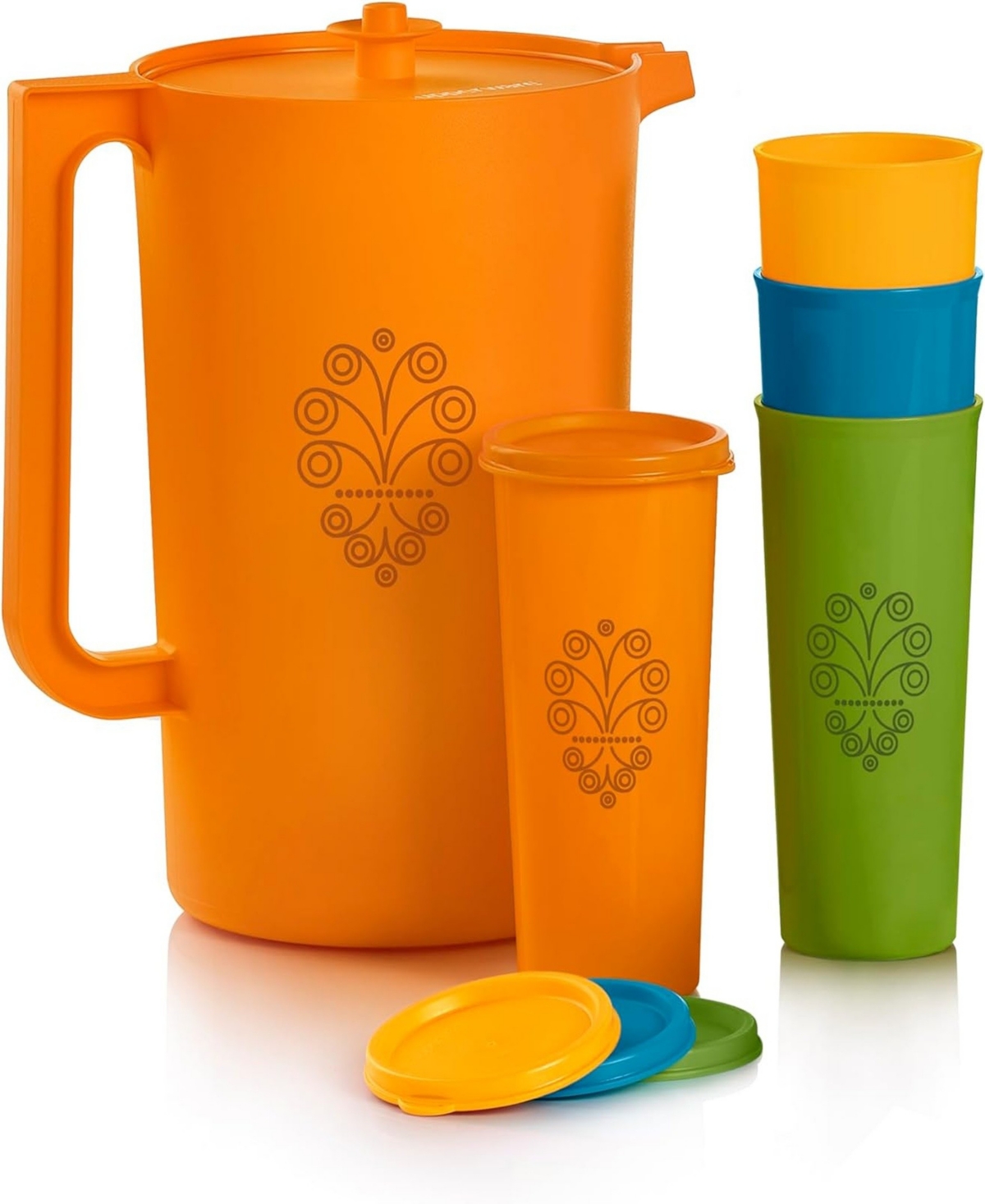 Click here for Tupperware Retro Classic 5-Piece Pitcher and Tumbl... prices