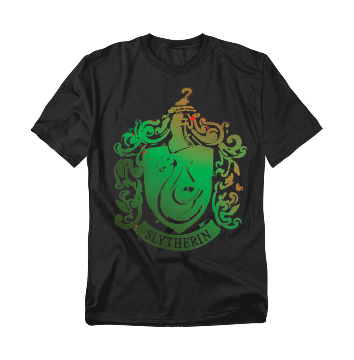 Click here for Harry Potter Mens Slytherin Stencil T Shirt - Blac... prices