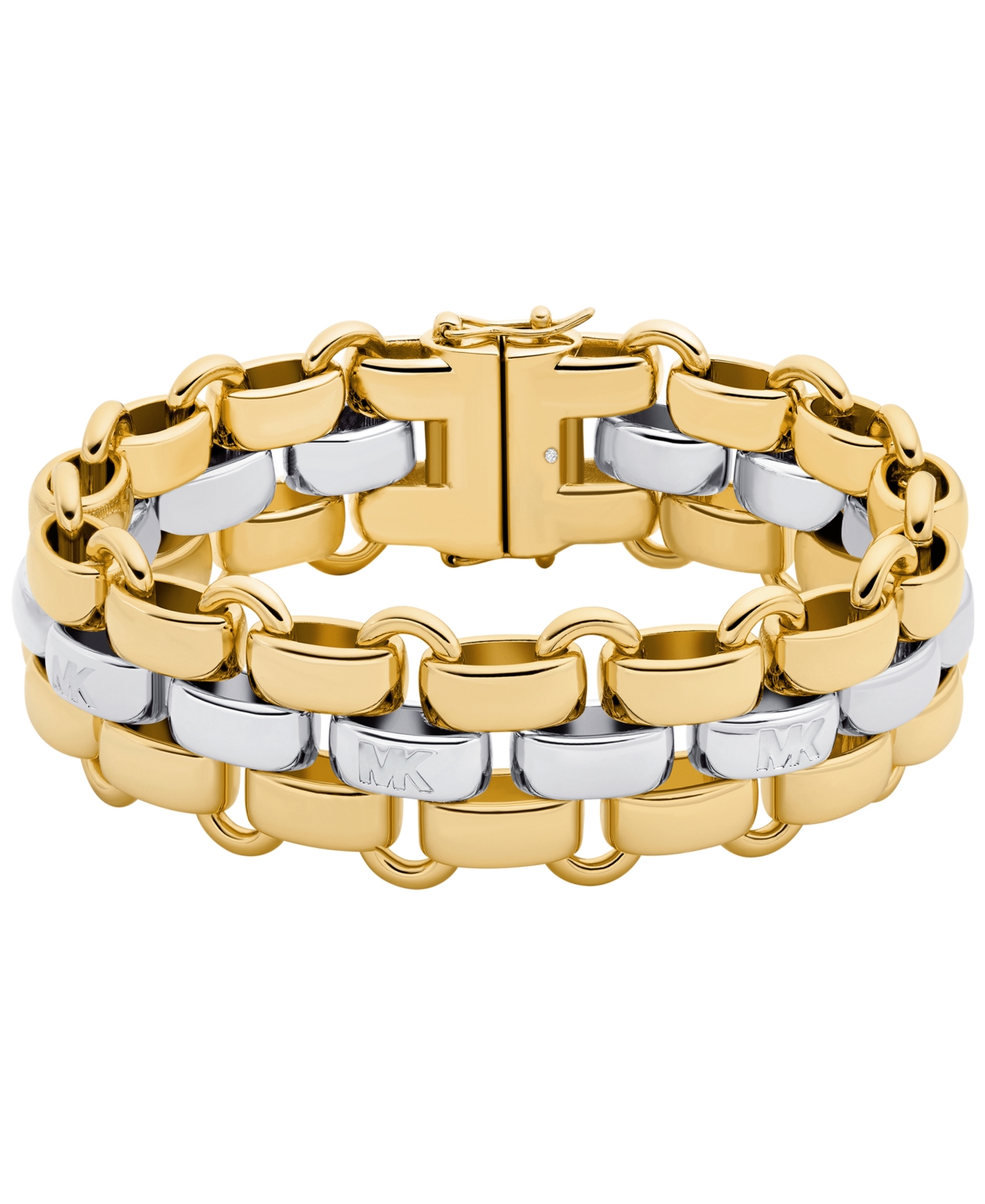 Click here for Michael Kors Two-Tone Link Bracelet - Two Tone prices