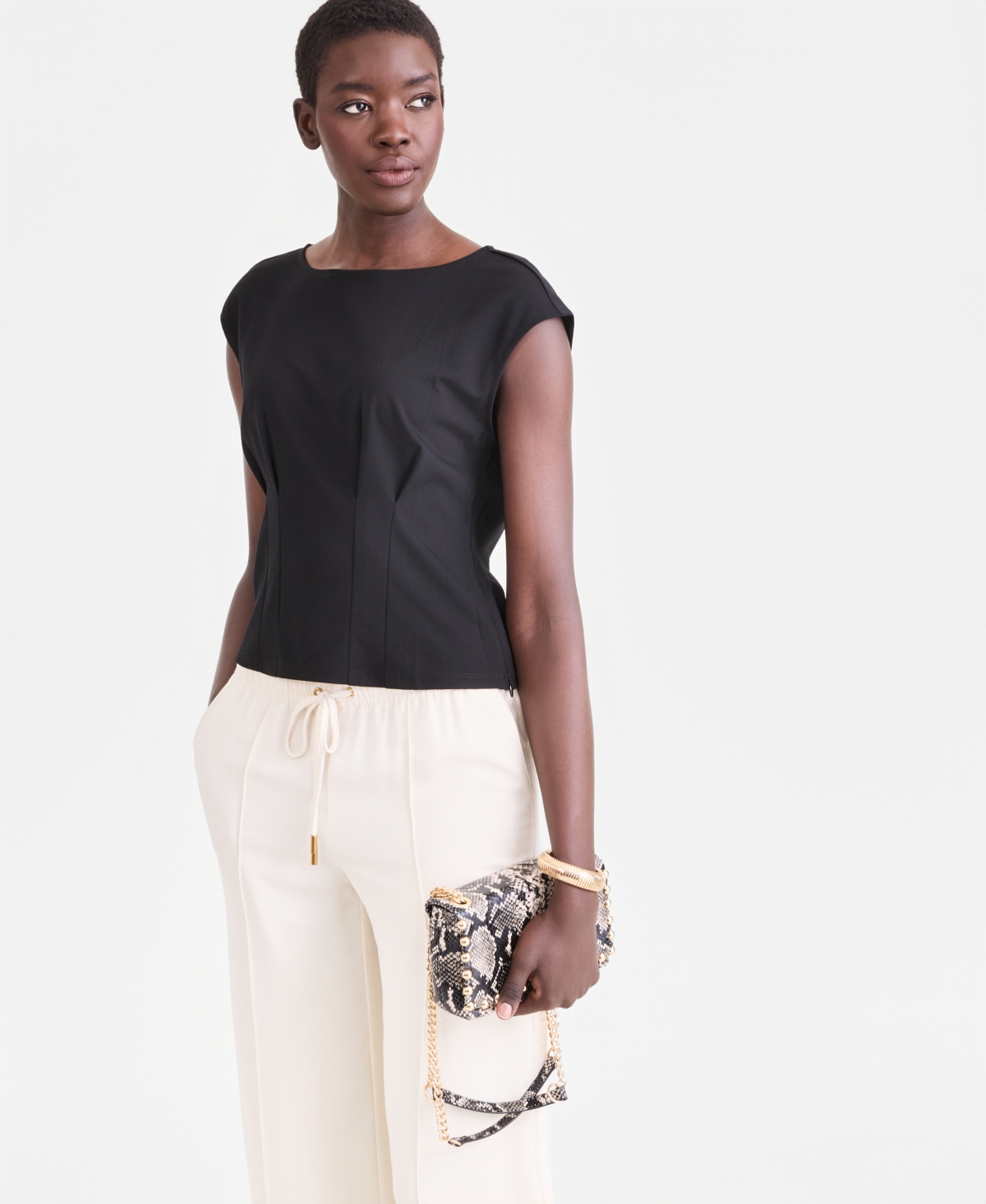 Click here for I.n.c. International Concepts Womens Cap Sleeve Po... prices