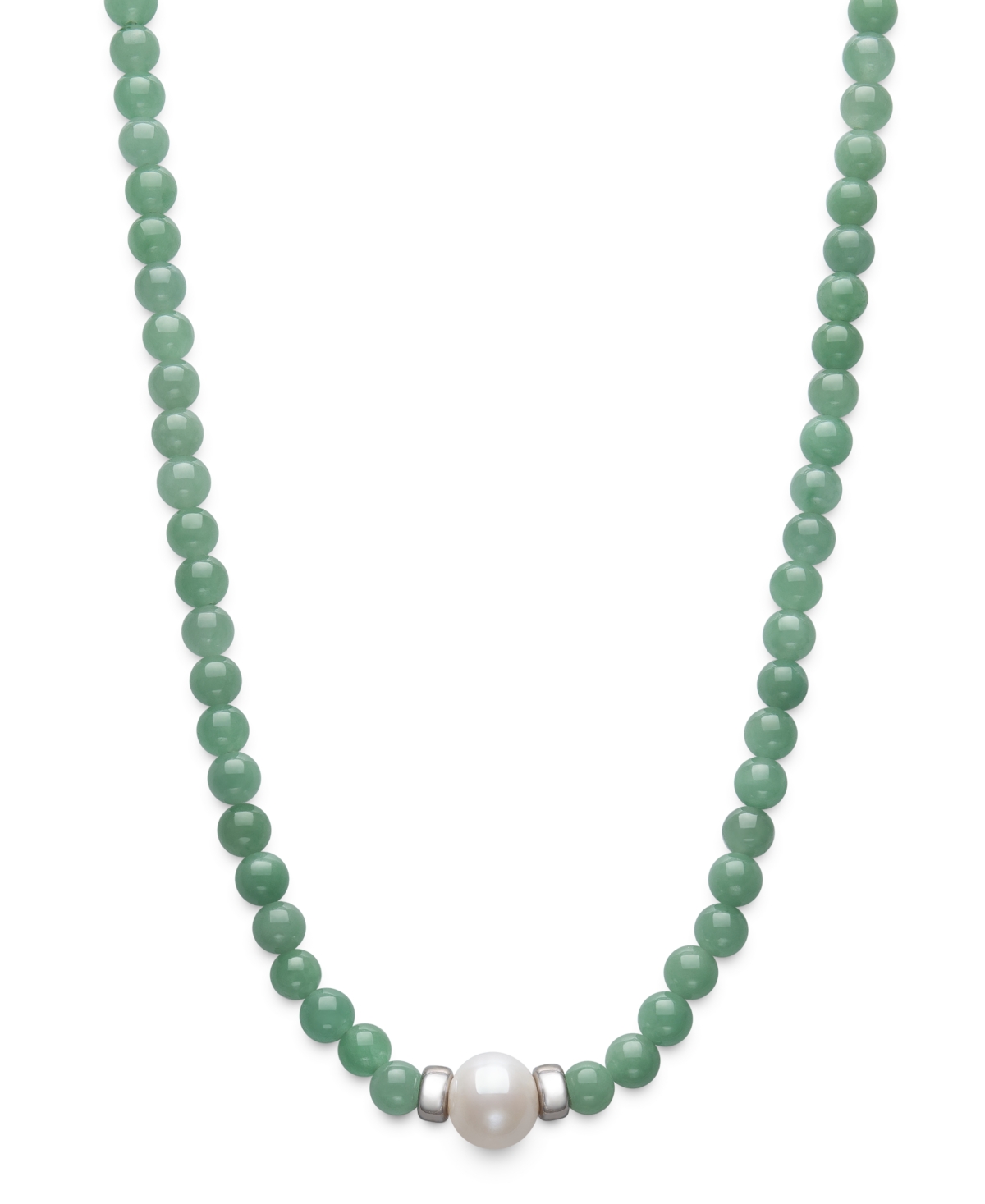 Click here for Macys Cultured Freshwater Pearl & Dyed Green Jade... prices