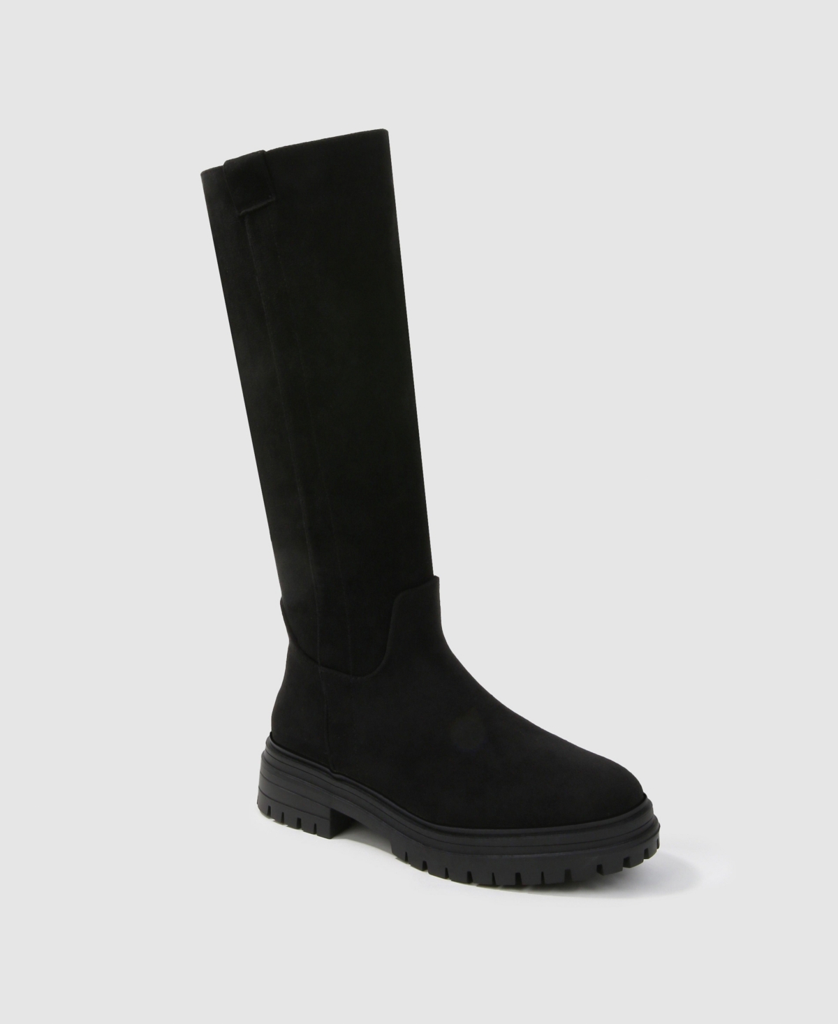 Click here for Berness Womens Beverly Microfiber Suede Lug Sole B... prices