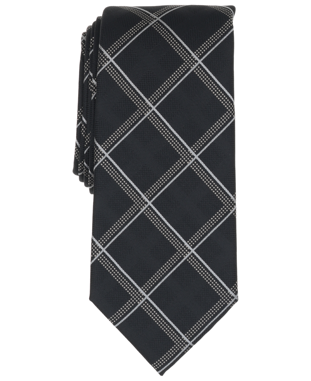 Click here for Michael Kors Mens Maison Grid Tie - Black prices
