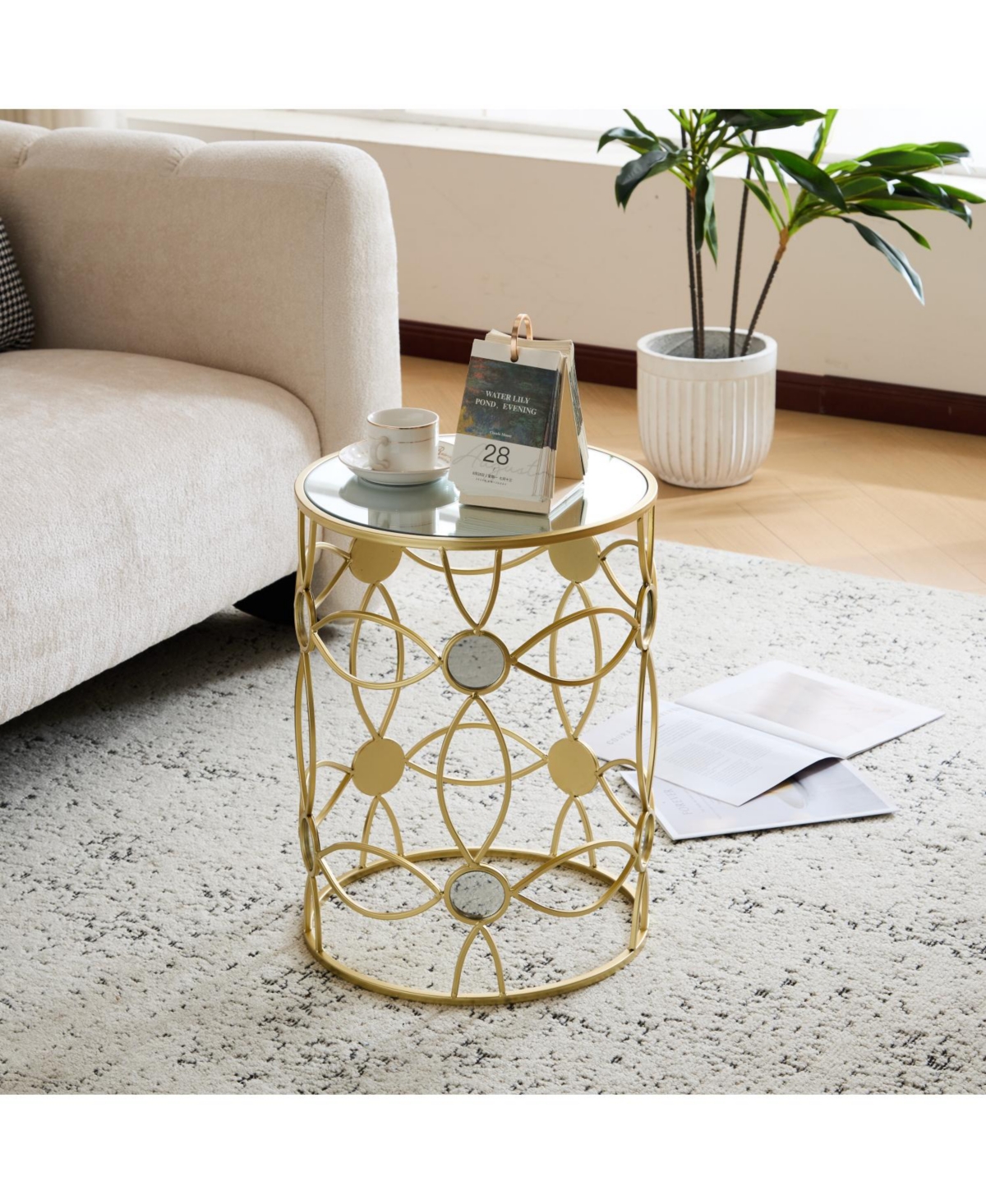 Click here for Streamdale Furniture Modern Side Table (Metal Fram... prices