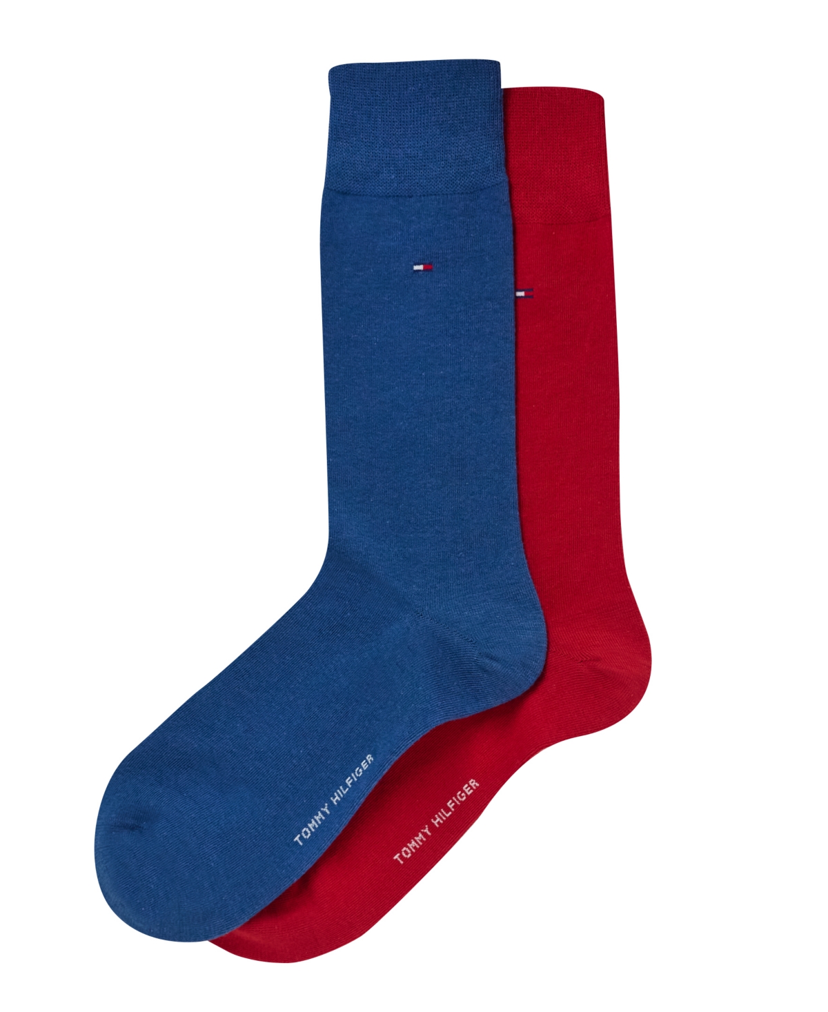 Click here for Tommy Hilfiger Mens 2-Pack Solid Dress Socks - Blu... prices