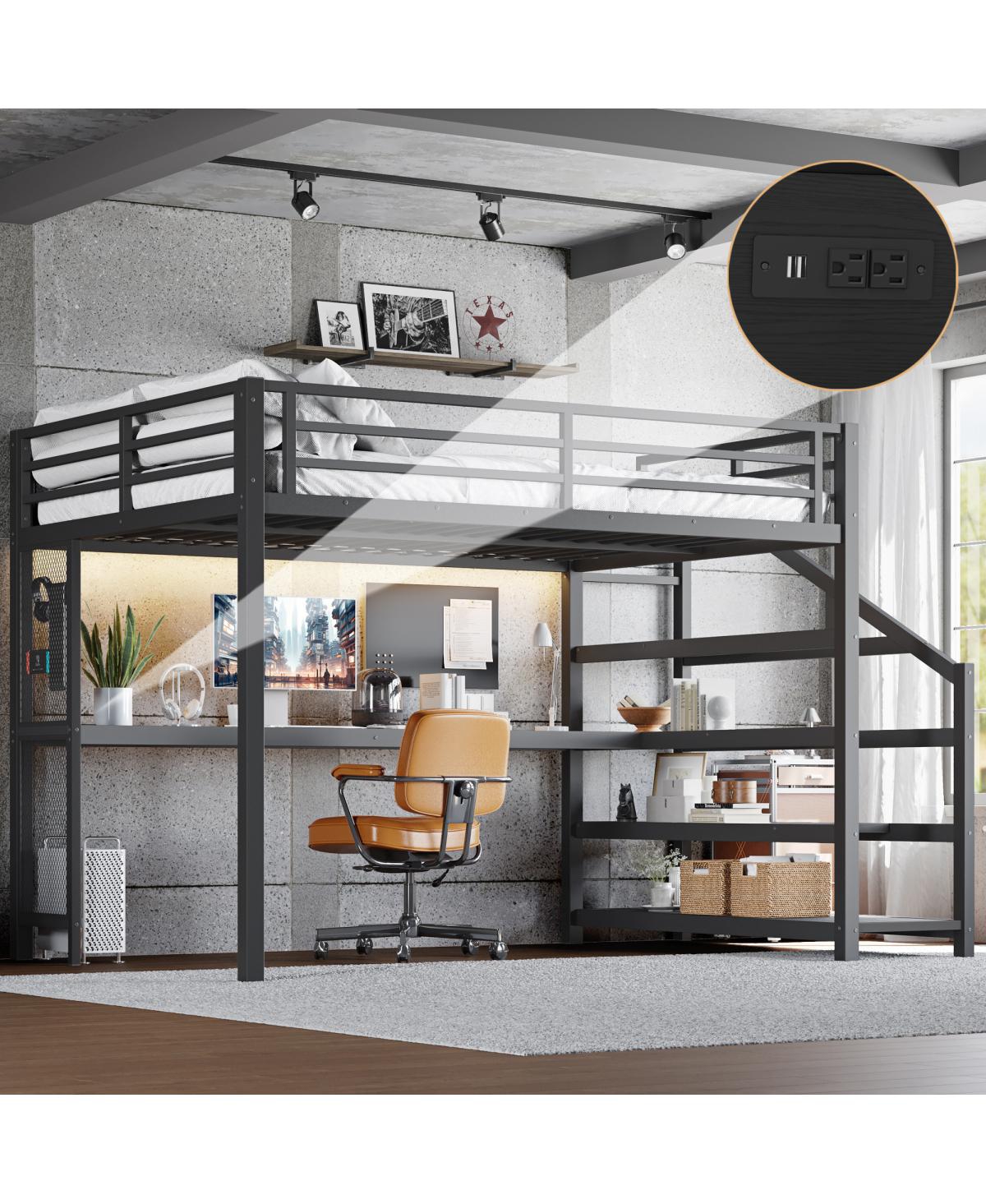 Click here for Streamdale Furniture Loft Bed with Desk and Storag... prices
