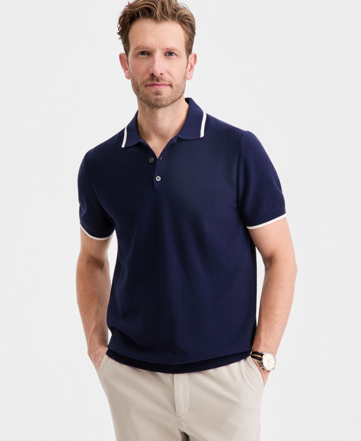 Click here for Club Room Mens Tipped Polo Shirt  Macys Exclusive... prices