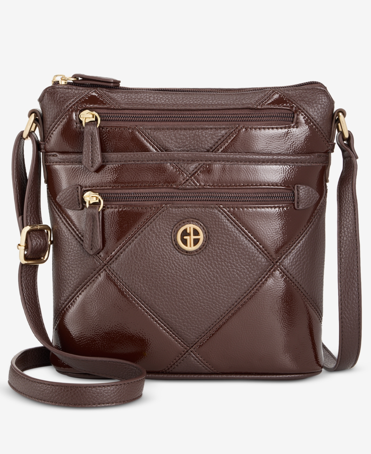 Click here for Giani Bernini Small Quilted North South Crossbody... prices