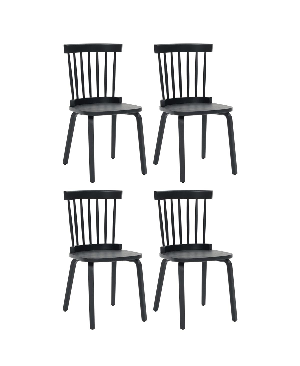 Click here for Streamdale Windsor Dining Chairs Set of 4  Wood Fa... prices