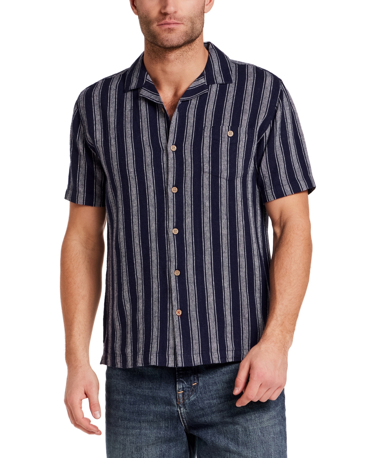 Click here for Weatherproof Vintage Mens Short-Sleeve Vertical St... prices