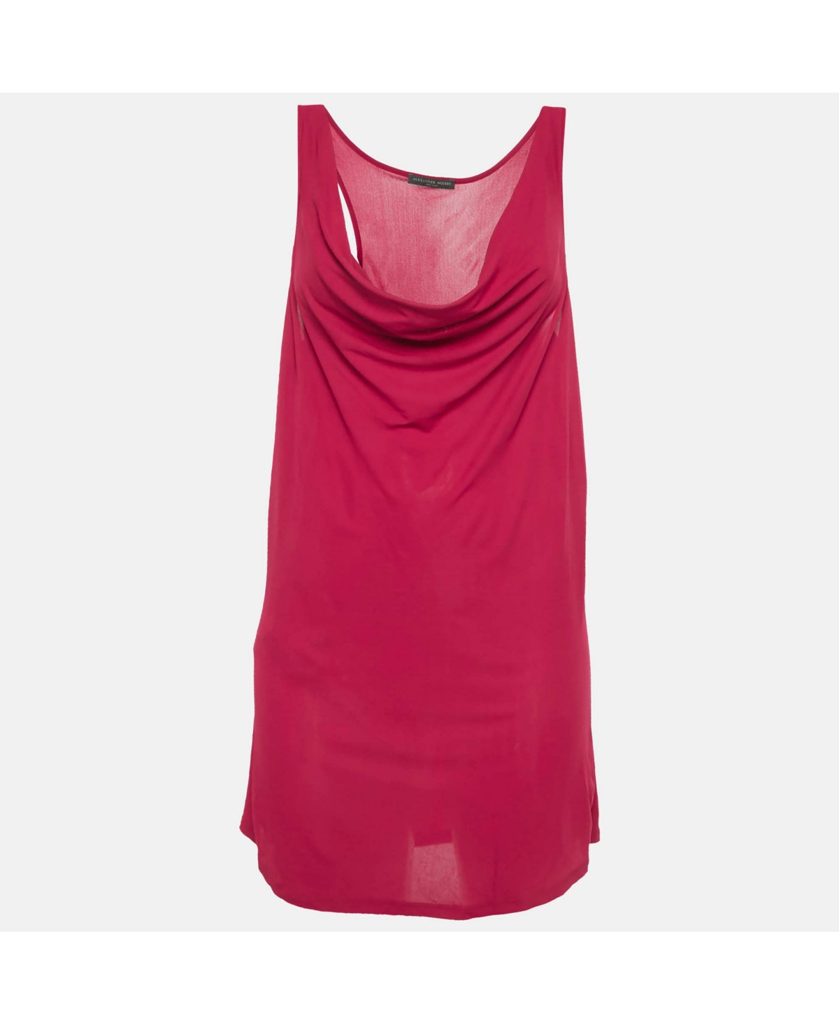 Click here for Pre-Owned Alexander Mcqueen Womens Pink Crepe Cowl... prices