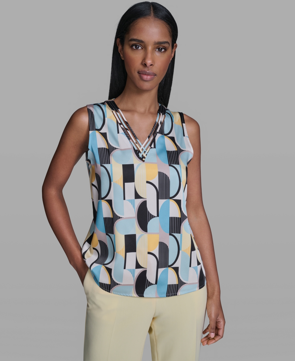 Click here for Karl Lagerfeld Paris Womens V-Neck Camisole - Fres... prices