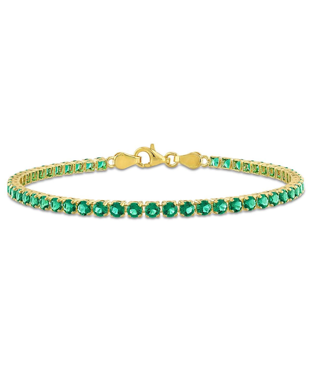 Click here for Macys Emerald (4-1/2 ct. t.w.) Tennis Bracelet in... prices