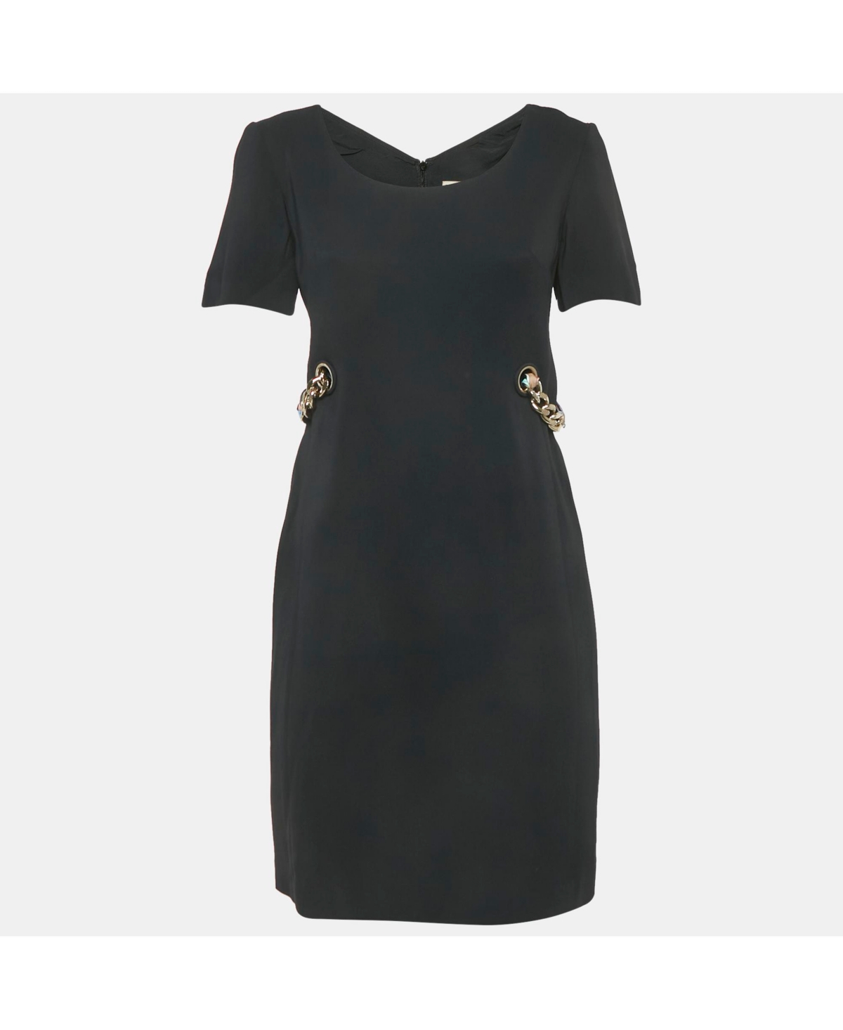 Click here for Pre-Owned Emilio Pucci Womens Black Crepe Ribbon D... prices