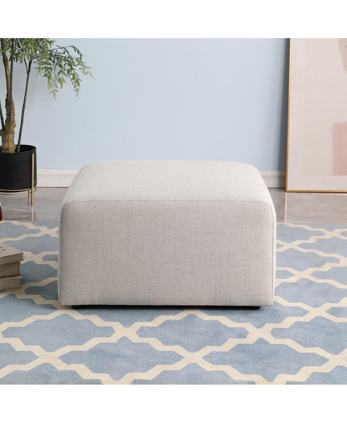 Click here for Streamdale Furniture Beige Chenille Sofa Ottoman... prices