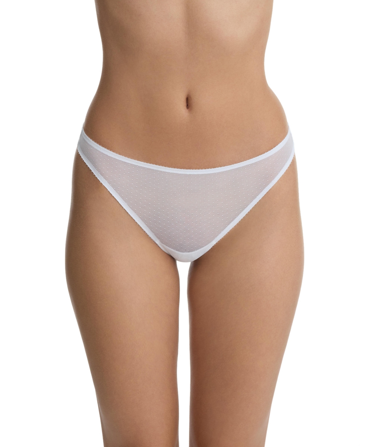 Click here for Skarlett Blue Womens Jolie Sheer Lace Thong - Whit... prices