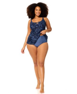 Click here for Raisins Curve Womens Plus Size Shoreline Tankini T... prices