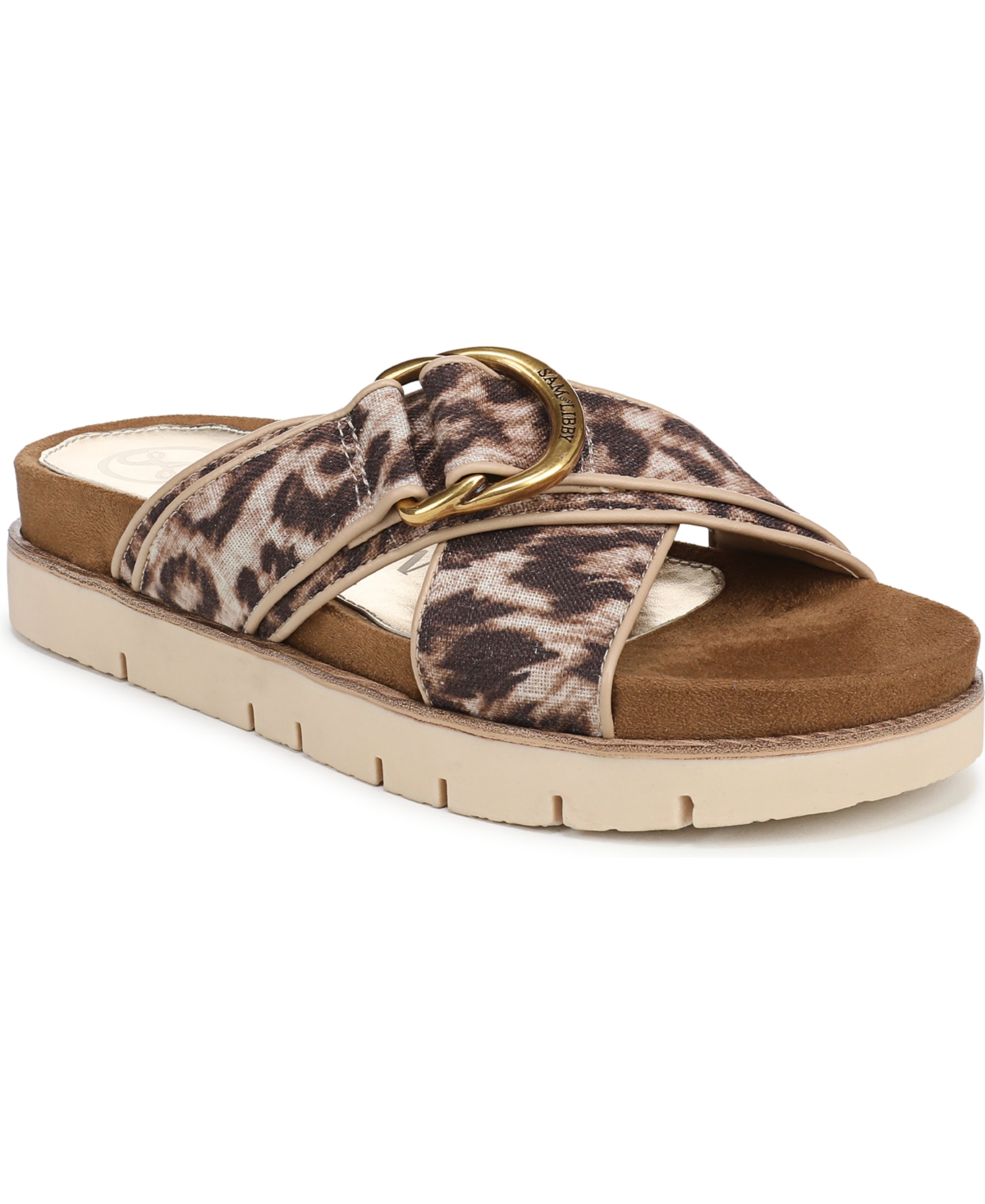 Click here for Sam and Libby Womens Ander Slide Round Toe Sandals... prices