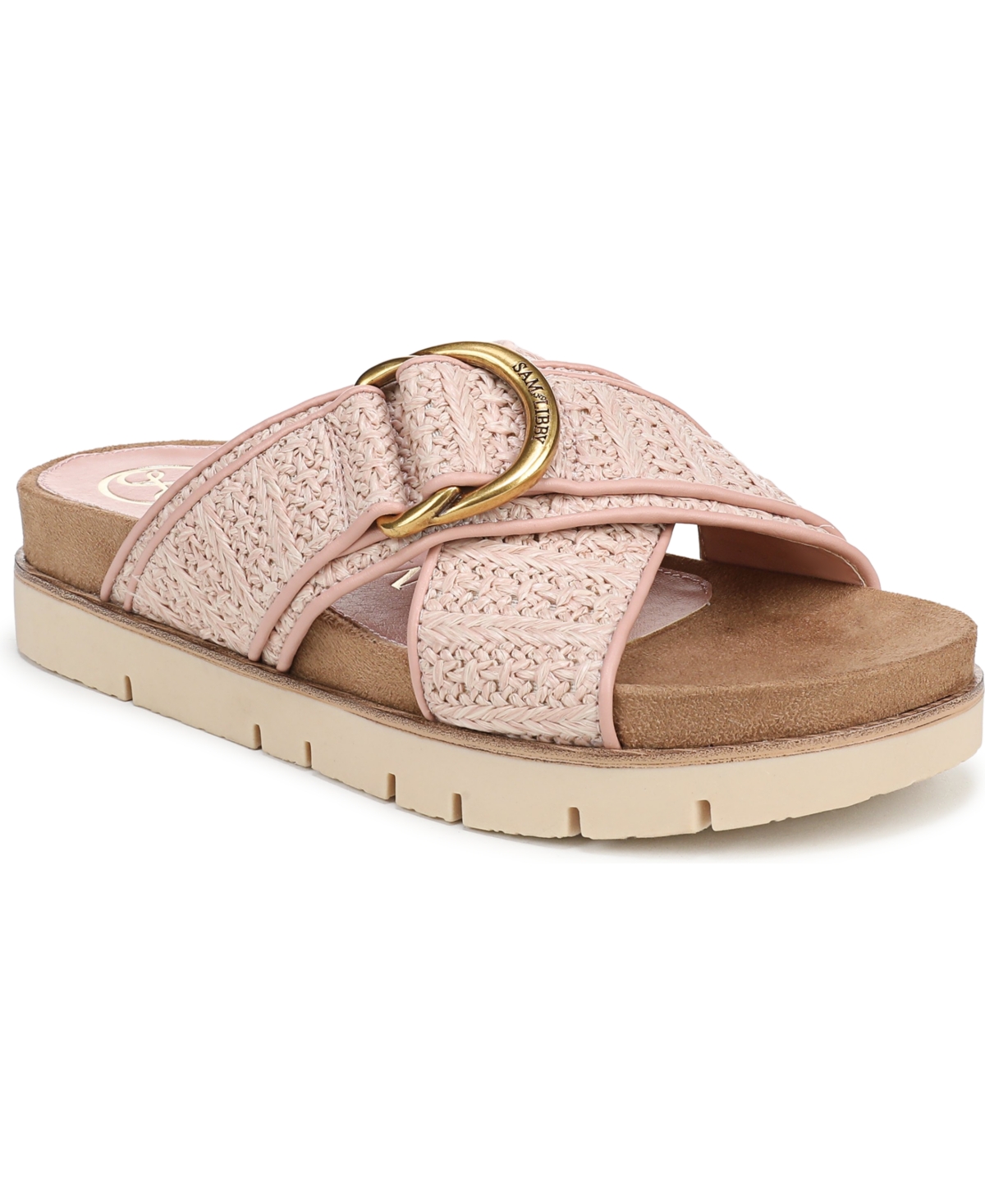 Click here for Sam and Libby Womens Ander Slide Round Toe Sandals... prices