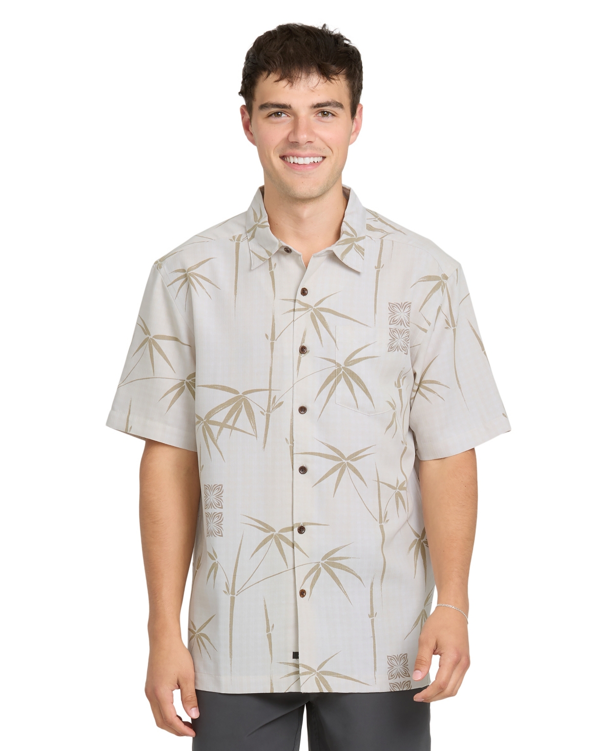 Click here for Quiksilver Waterman Mens Bamboo Bay Classic-Fit Sh... prices