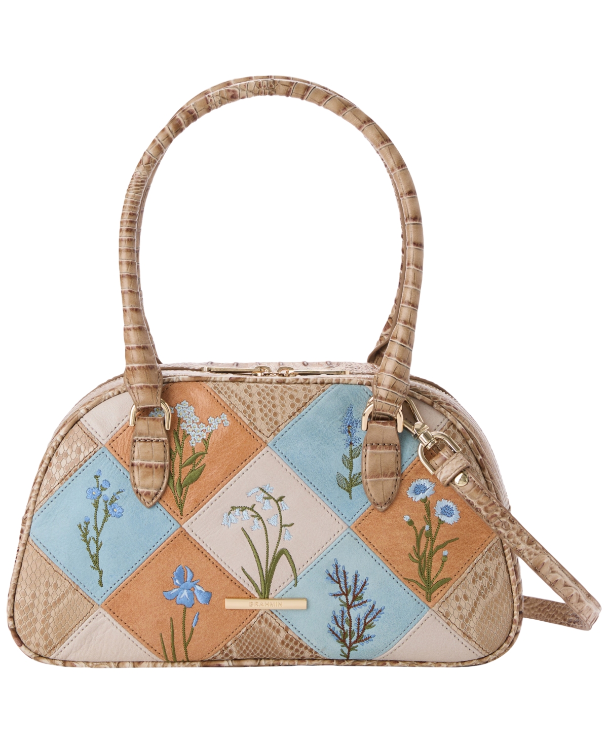 Click here for Brahmin Angie Dome Medium Satchel Bag - Multi prices