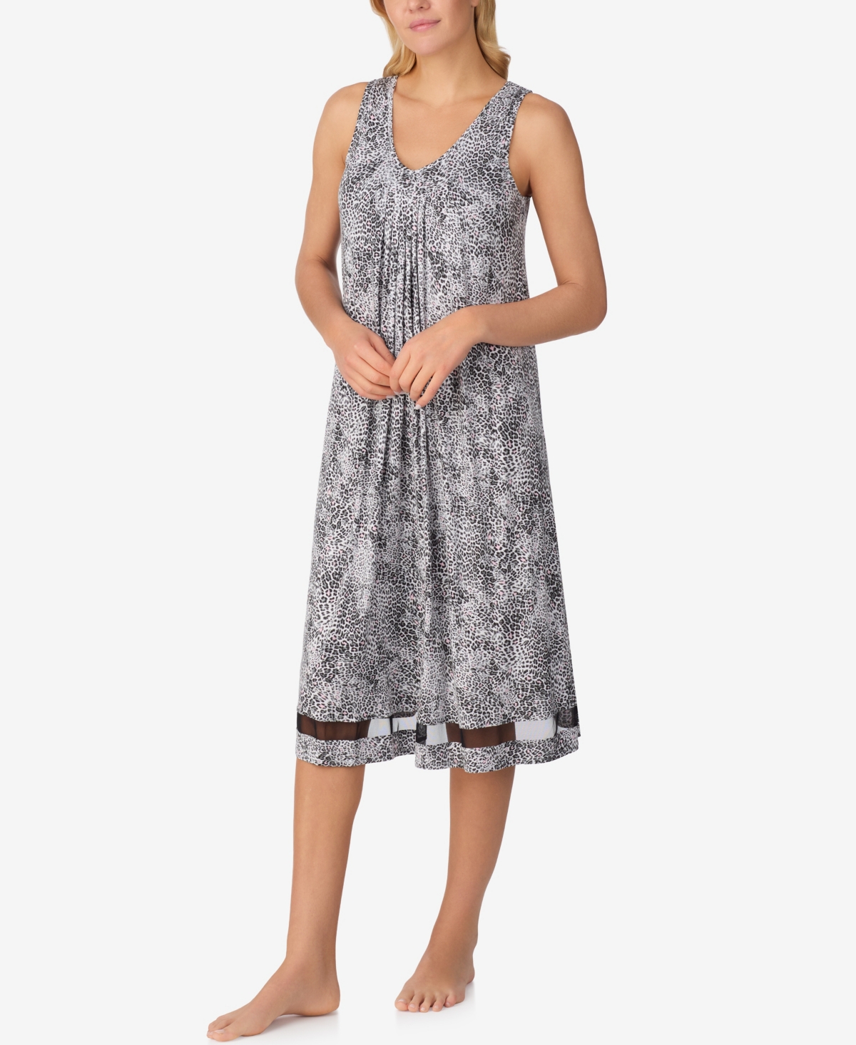 Click here for Ellen Tracy Womens Printed Sleeveless Nightgown -... prices