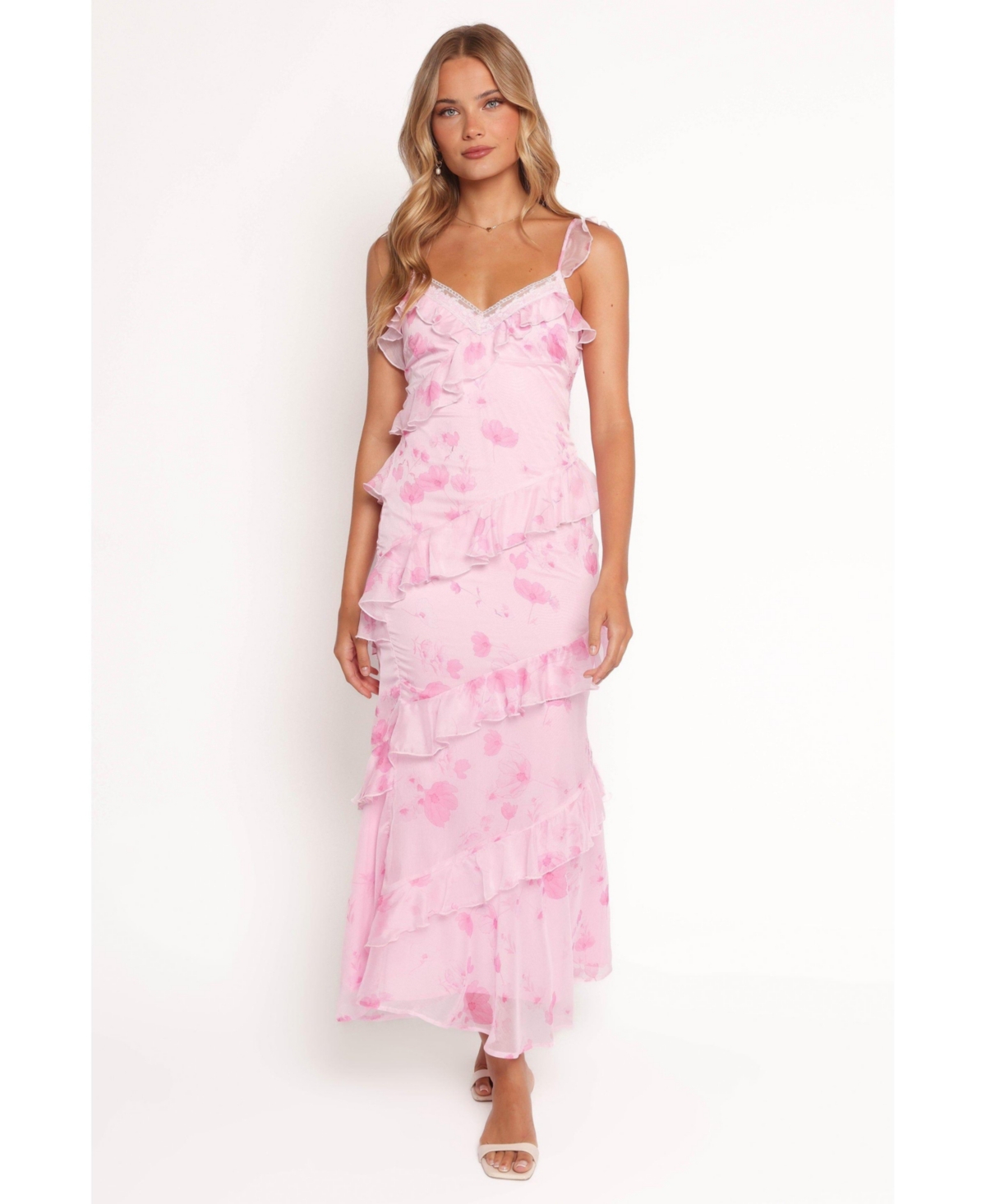 Click here for Petal and Pup Womens Virginia Maxi Dress - Pink prices
