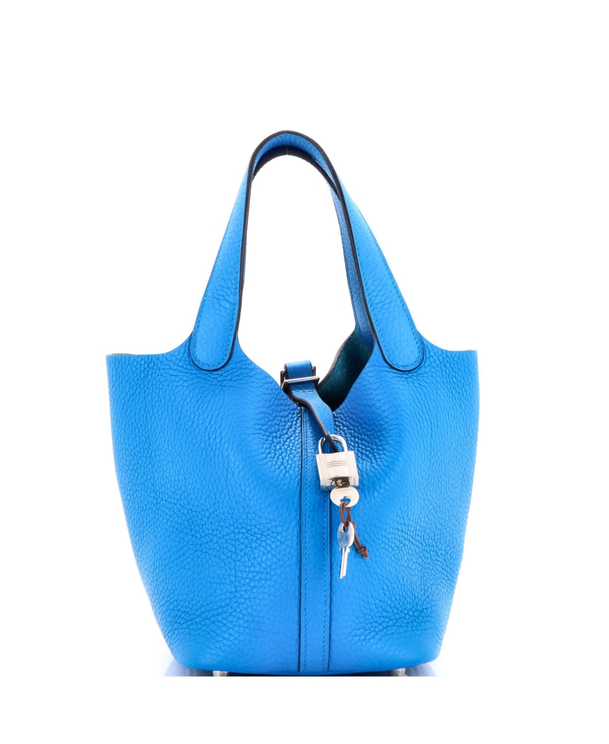Click here for Pre-Owned HERMES Pm Picotin Lock Bag Clemence - Bl... prices
