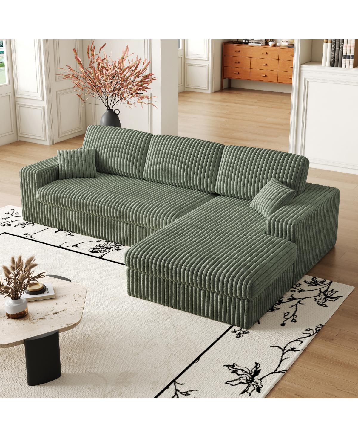 Click here for Streamdale Furniture Modern Corduroy Modular Sofa... prices