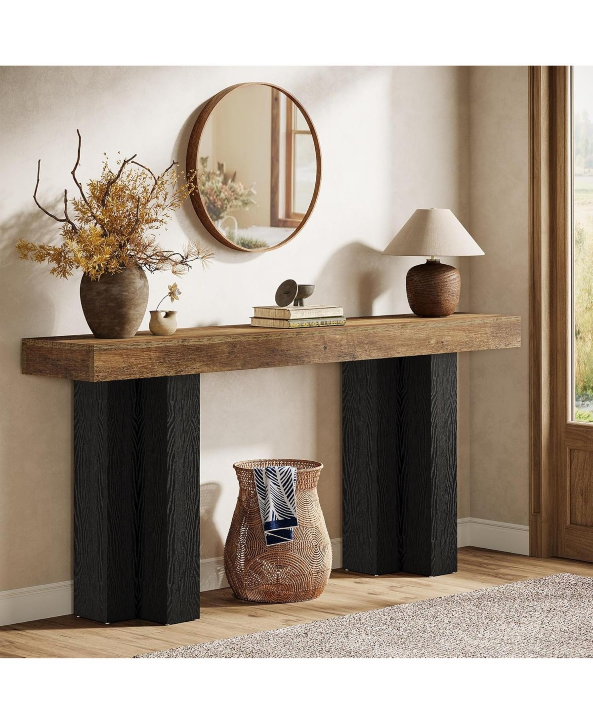 Click here for Tribesigns 63-Inch Console Table for Entryway  Far... prices