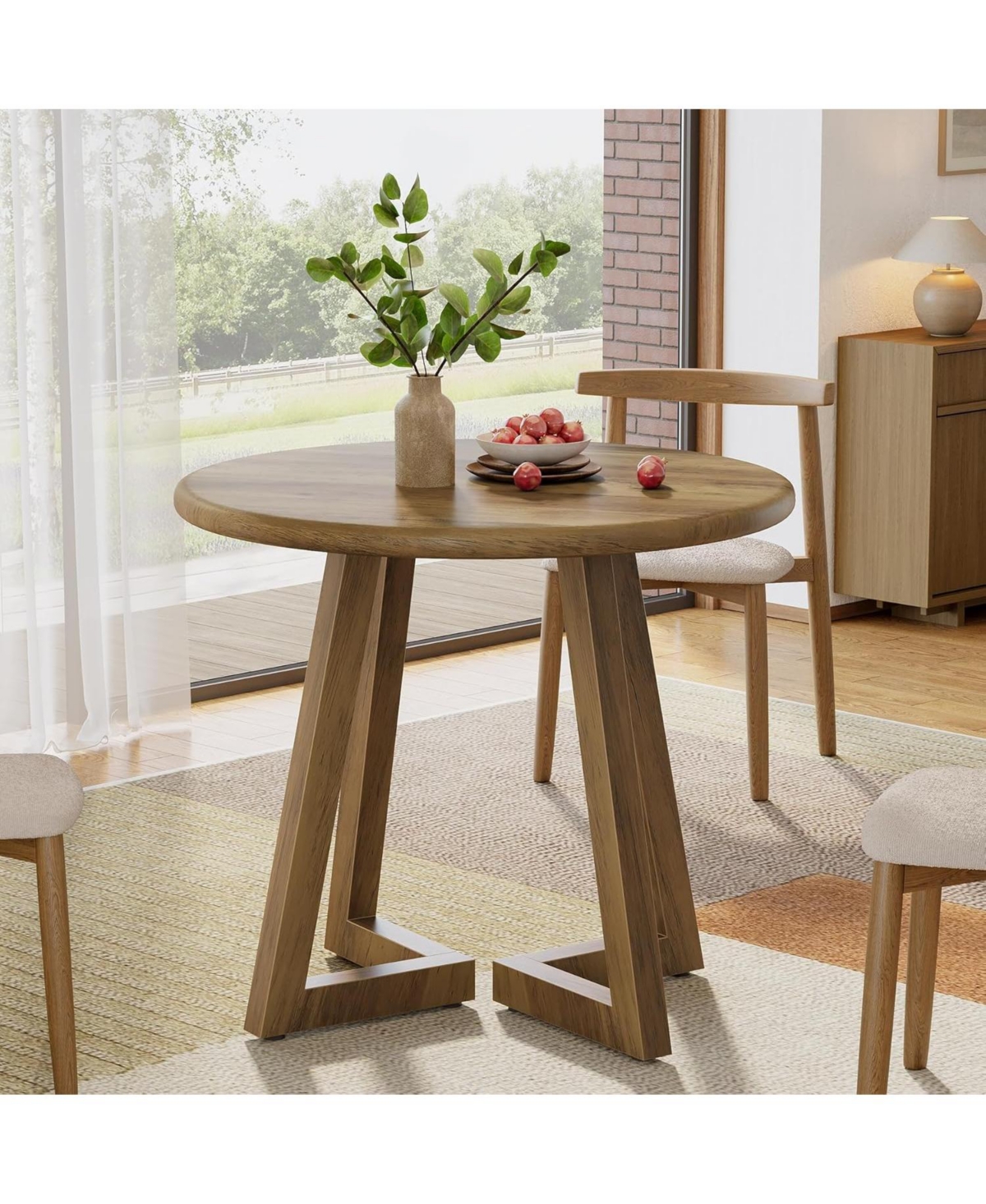 Click here for Tribesigns Small Round Dining Table for 2-4 People... prices