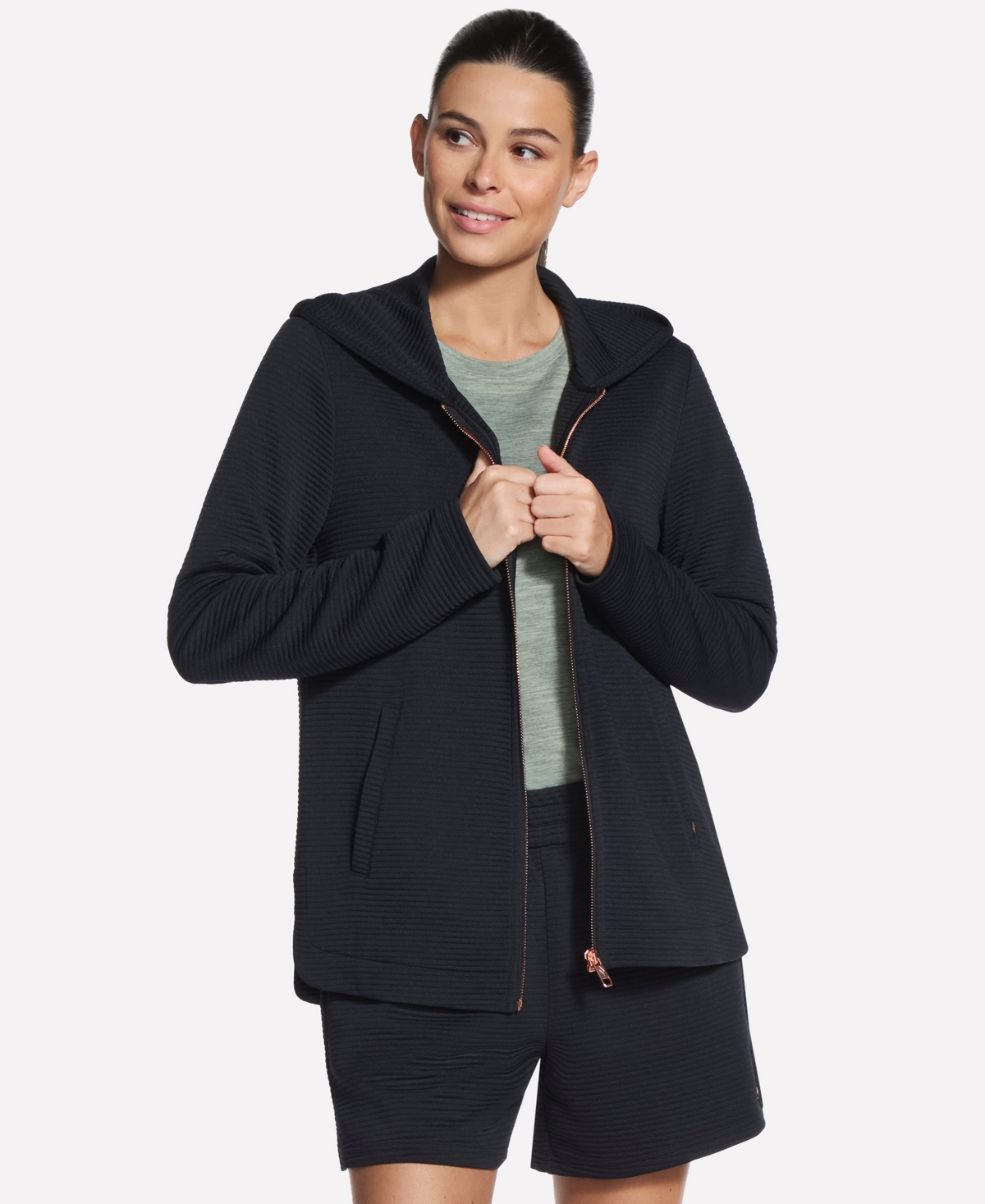 Click here for Skechers Womens Go Walk Ottoman Tunic Jacket - Bol... prices