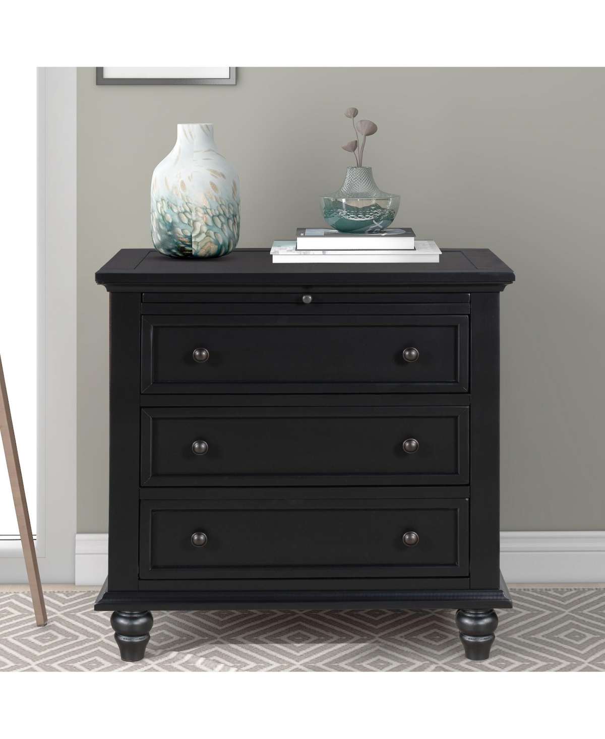Click here for Cesicia 3-Drawer Solid Wood Nightstand with Pull-O... prices